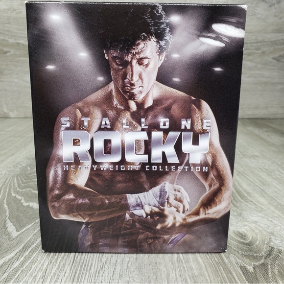 Media | Rocky Heavyweight Collection Sylvester Stallone Bluray 6 Disc ...